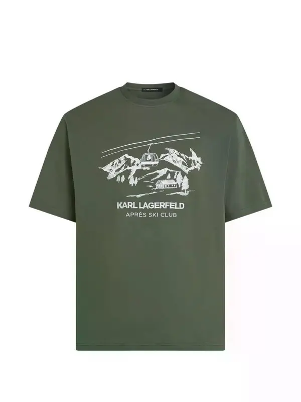 Karl Lagerfeld Après Ski Club T-shirt - Green