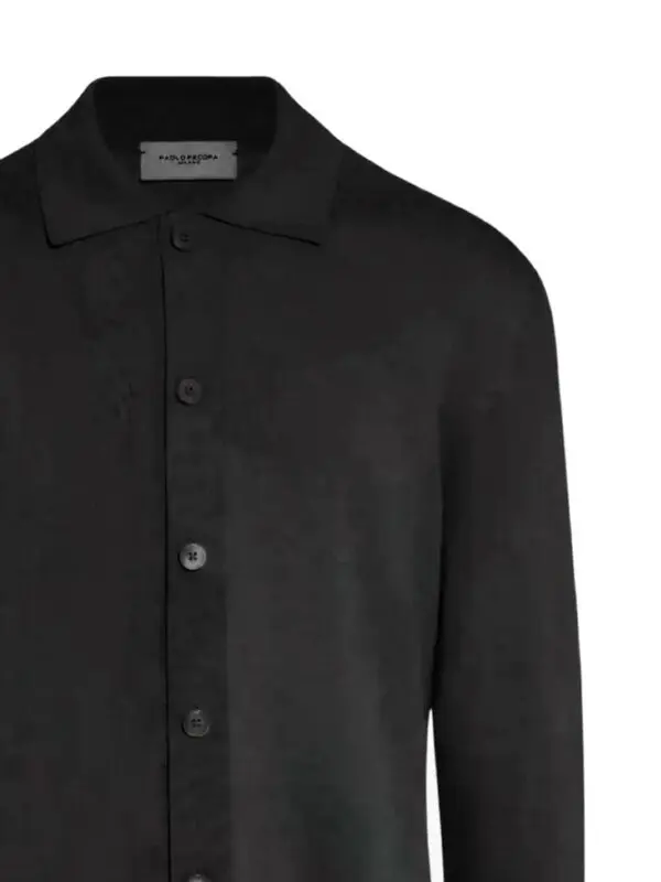 PAOLO PECORA Knitted Long-sleeve Shirt