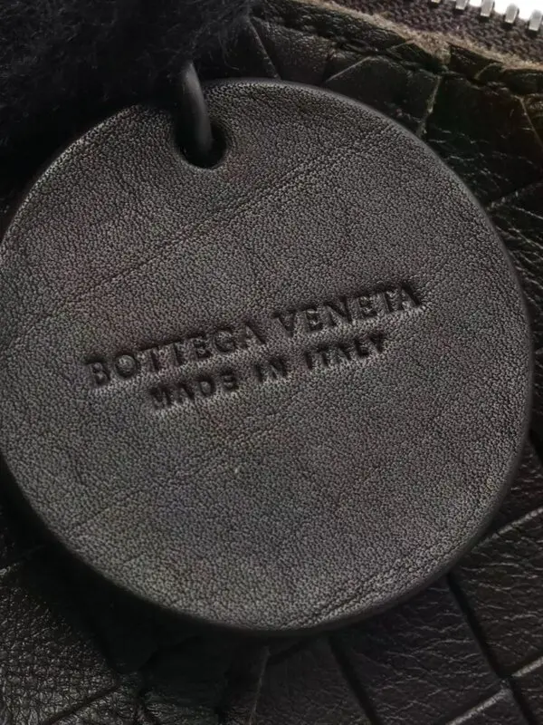 Bottega Veneta 2000s Intrecciato Leather Clutch Bag