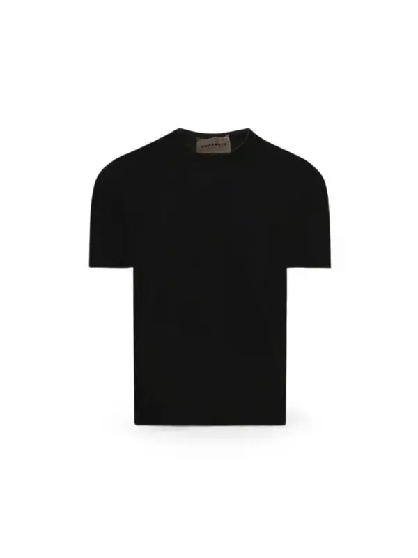 AMARANTO Linen Short-sleeve Sweater