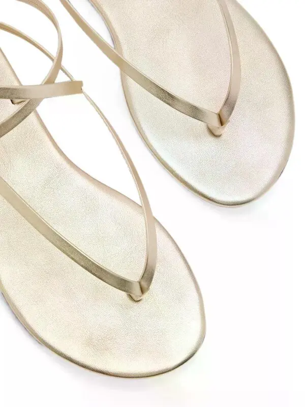 ANCIENT GREEK SANDALS Metallic Effect Strappy Sandals