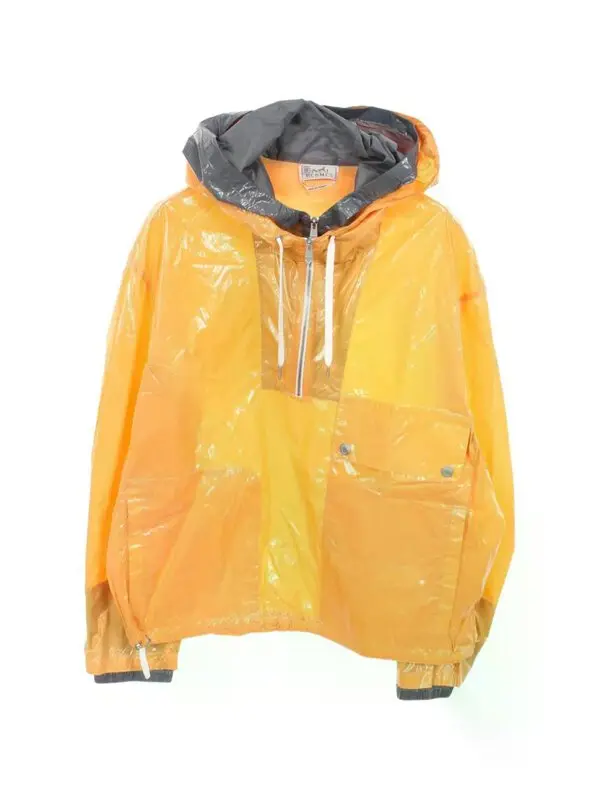 Hermès Glossy Half-zip Hoodie - Orange
