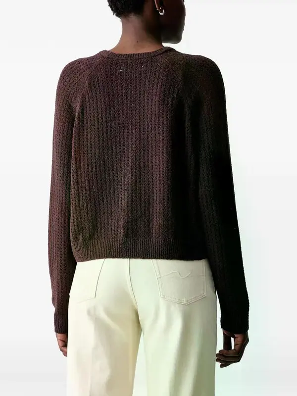 Marc O'polo Waffle Knit Raglan Sleeve Sweater
