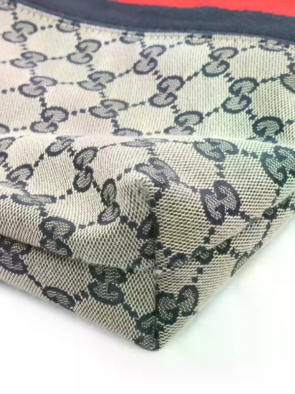 Gucci Gg Canvas Web Stripe Crossbody Bag