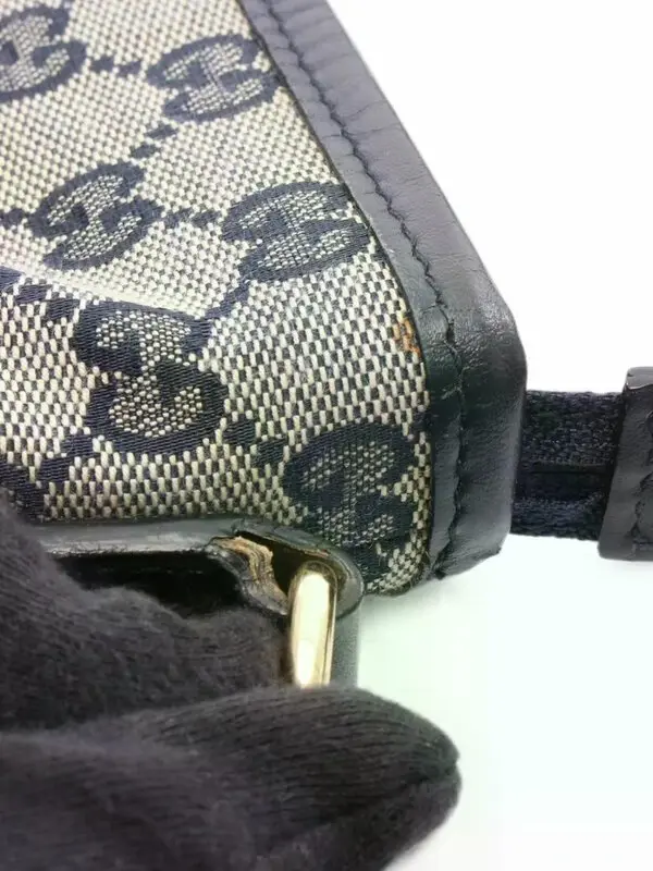 Gucci Gg Canvas Web Stripe Crossbody Bag