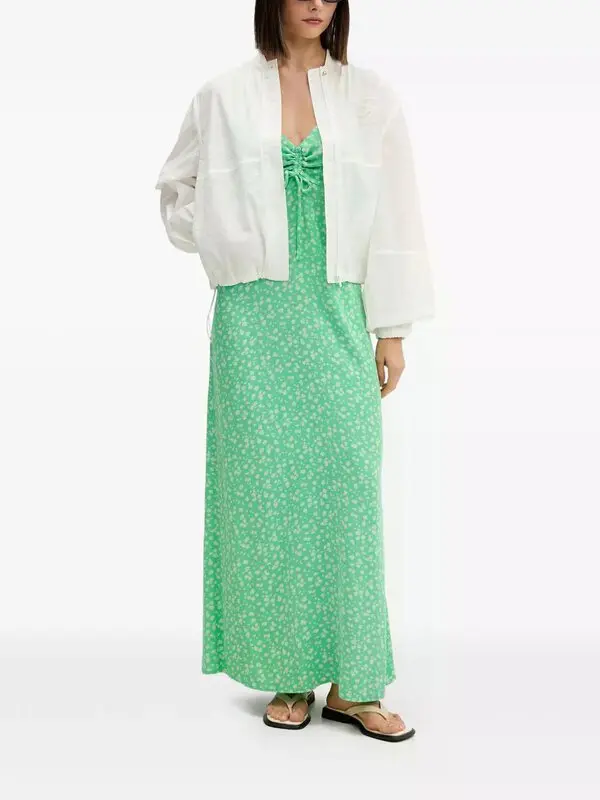 Rip Curl Floral Print V-neck Maxi Dress - Green