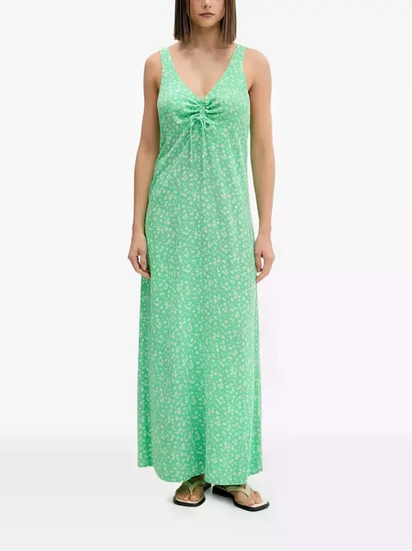 Rip Curl Floral Print V-neck Maxi Dress