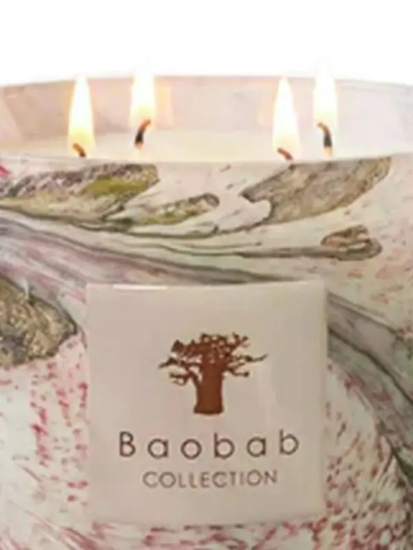 BAOBAB COLLECTION Manon Marble-effect Four-wick Scented Candle