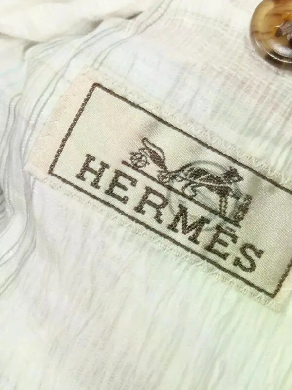 Hermès 2010s Single-breasted Check Blazer