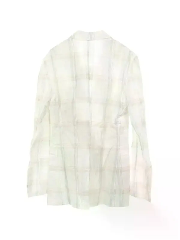 Hermès 2010s Single-breasted Check Blazer