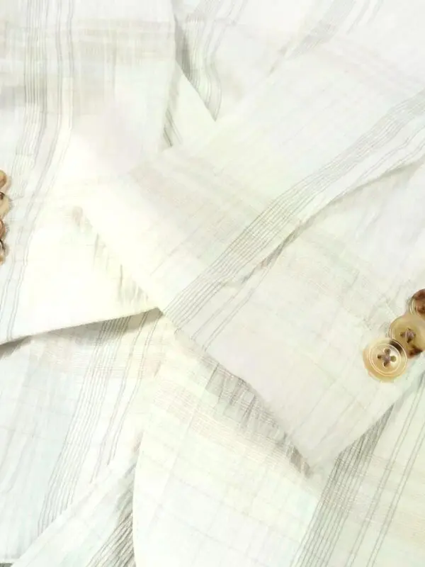 Hermès 2010s Single-breasted Check Blazer