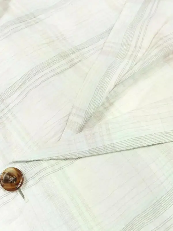 Hermès 2010s Single-breasted Check Blazer