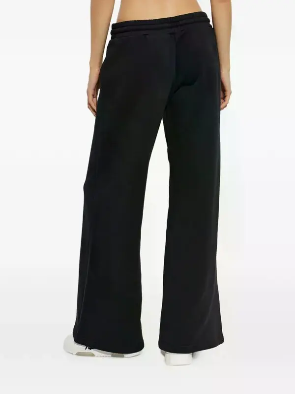 Off-White Bookish Logo-print Track Pants - Black
