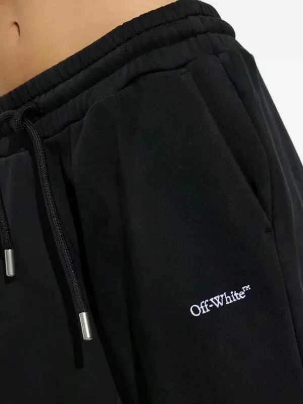 Off-White Bookish Logo-print Track Pants - Black