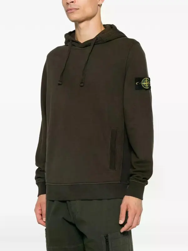 Stone Island Compass-patch Hoodie