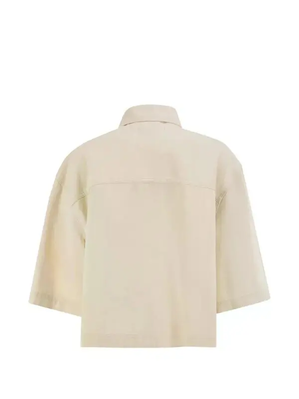Max Mara Terra Short-sleeved Shirt - Neutrals