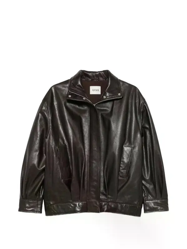 ARMA Paula Leather Jacket - Brown