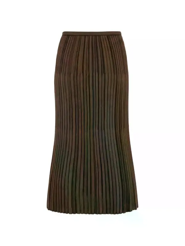 Marni Ribbed-knit Midi Skirt