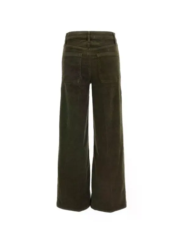 FRAME Corduroy-texture Palazzo Pants
