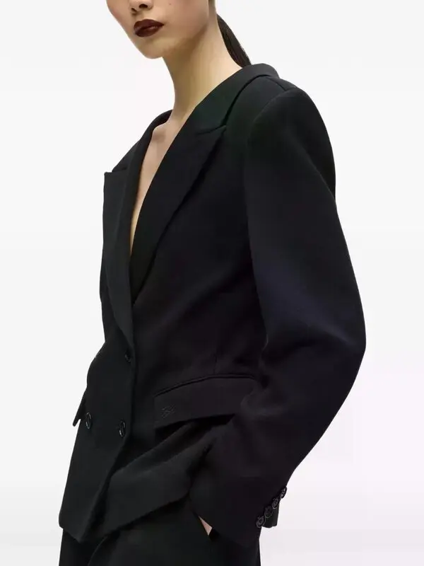 Karl Lagerfeld Wide Shoulder Blazer