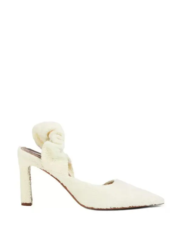 Zimmermann Terrycloth Slingback Pumps - Neutrals