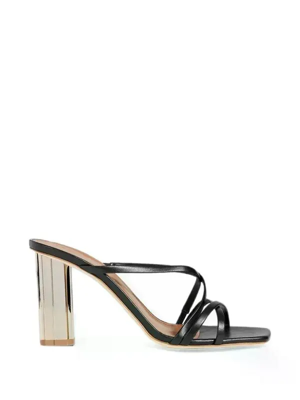 MALONE SOULIERS Libby Crossover Strap Sandals - Black