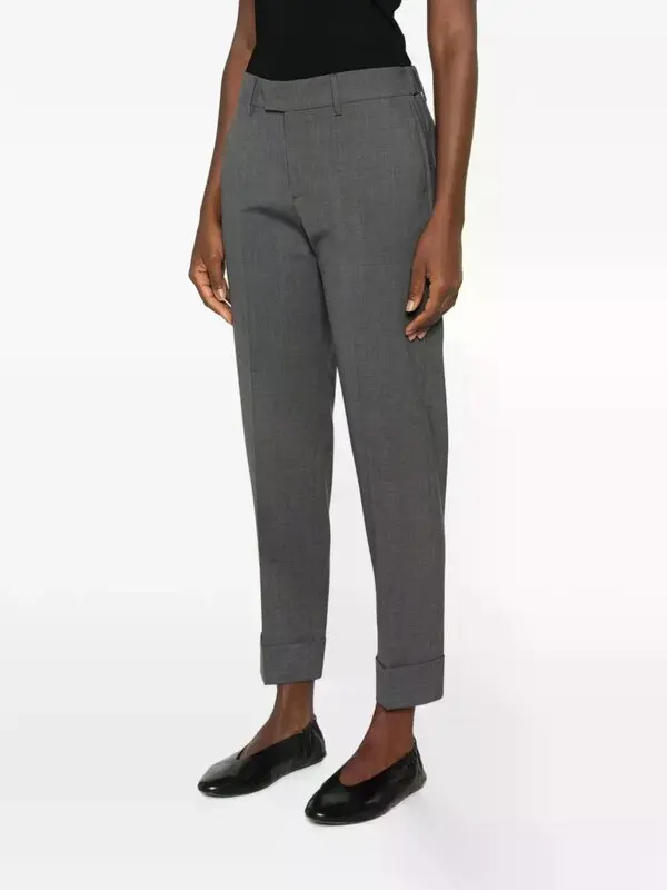 BERWICH Tailored Trousers With Turned-up Hem