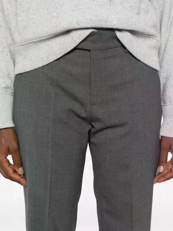 BERWICH Tailored Trousers With Turned-up Hem