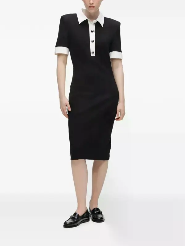 Karl Lagerfeld Contrast Collar Dress