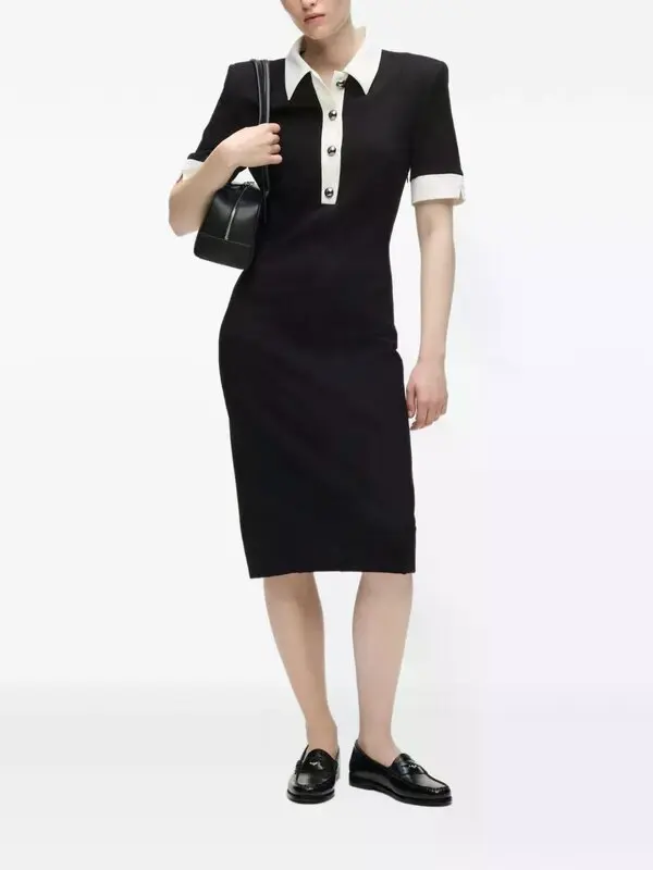 Karl Lagerfeld Contrast Collar Dress