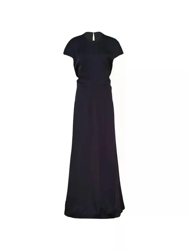 JIL SANDER Cut-out Back Gown - Black