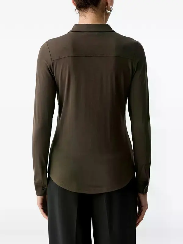 Marc O'polo Long-sleeve Button-up Shirt - Brown