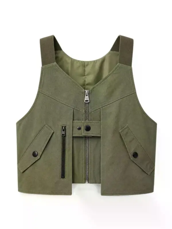Andersson Bell Zip-up Panelled Vest