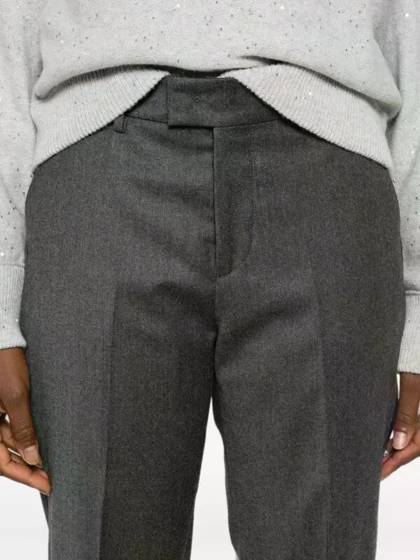 BERWICH Alice Pressed-crease Turn-up Trousers