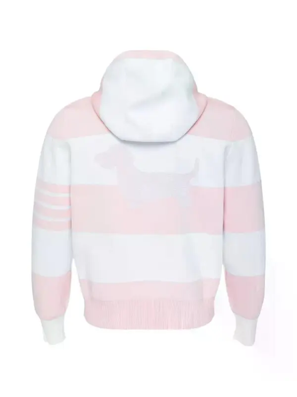 Thom Browne 4-bar Stripe Hector Hoodie - Pink