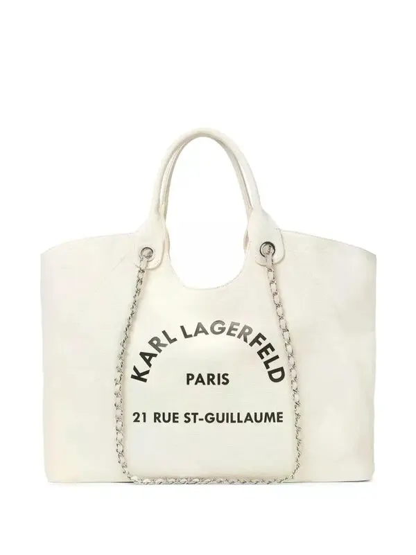 Karl Lagerfeld Rue St-guillaume Tote Bag - Neutrals