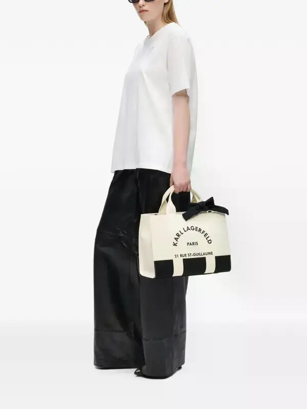 Karl Lagerfeld Rue St-guillaume Tote Bag - Neutrals
