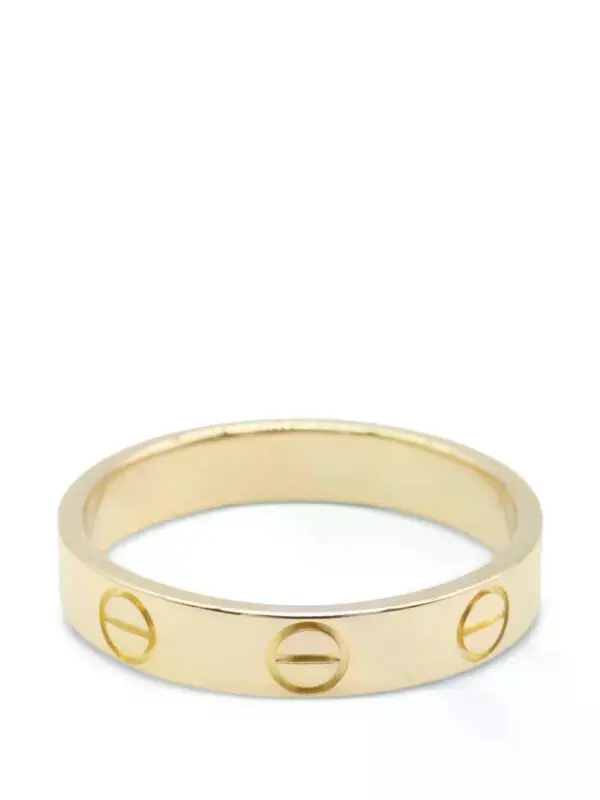 Cartier 2010s Yellow Mini Love Ring - Gold
