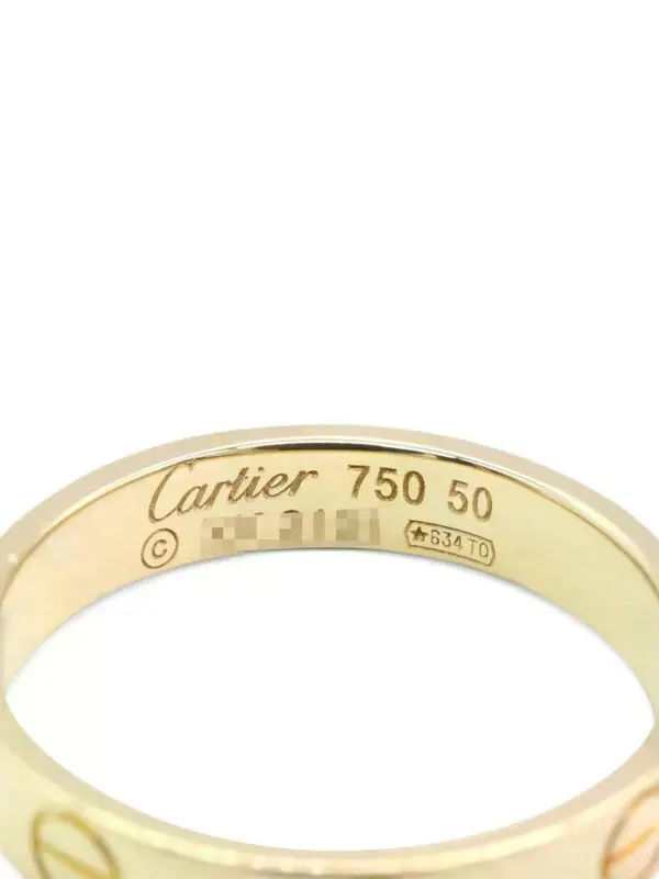 Cartier Yellow Mini Love Ring - Gold