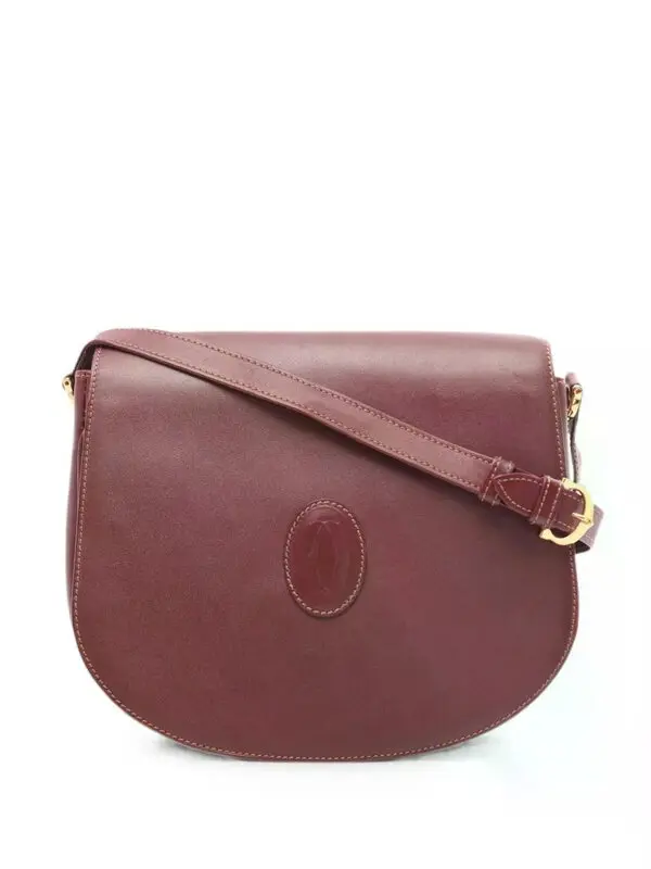 Cartier 2000s Must Line Shoulder Bag - Red