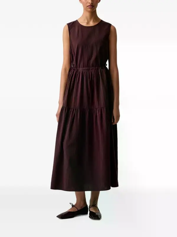 Marc O'polo Tiered Sleeveless Maxi Dress - Purple