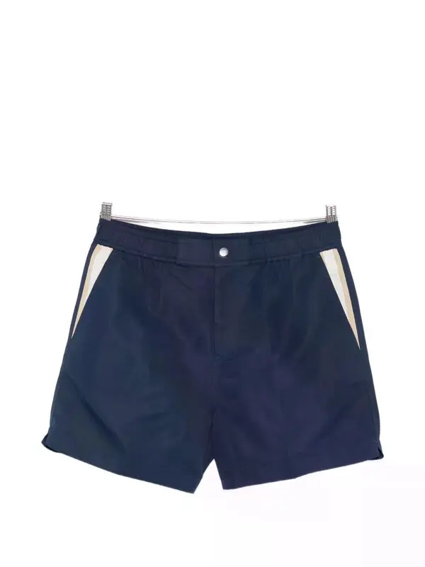 CHE Button-fastening Swim Shorts - Blue