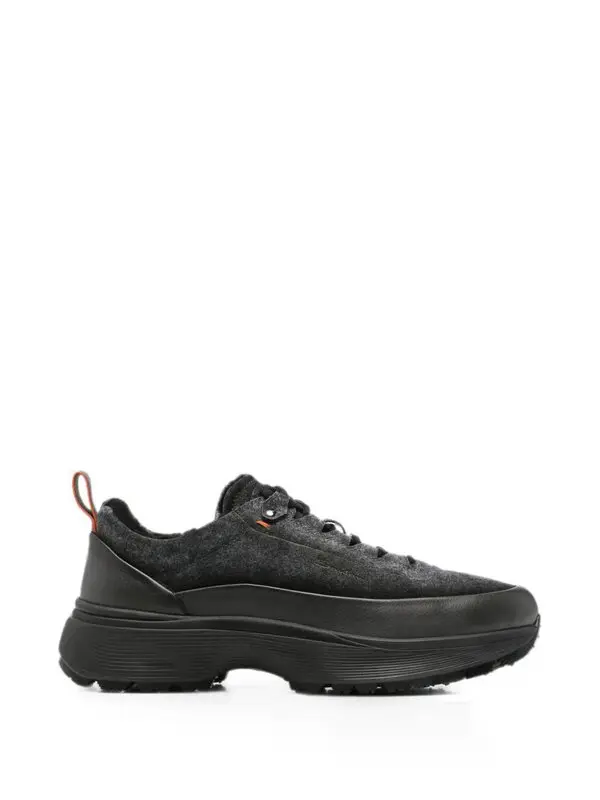 Santoni Bounce Panelled Sneakers - Grey