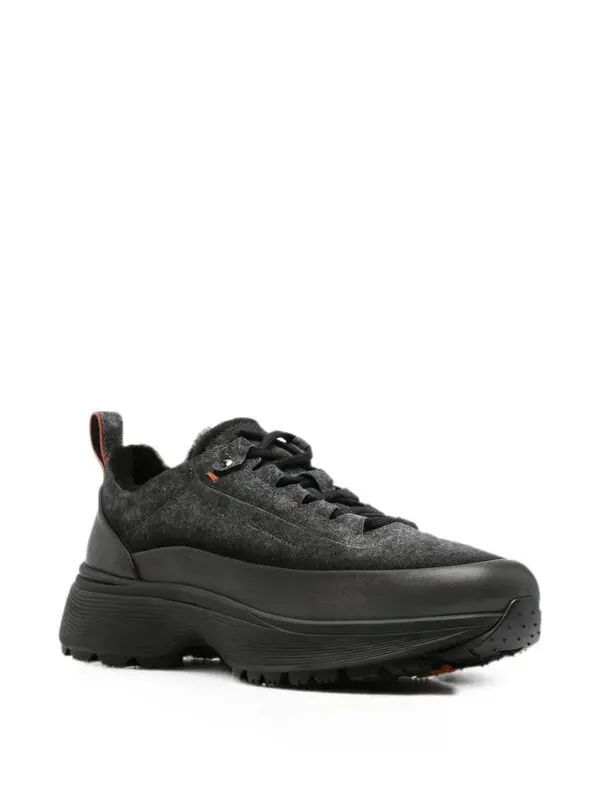 Santoni Bounce Panelled Sneakers