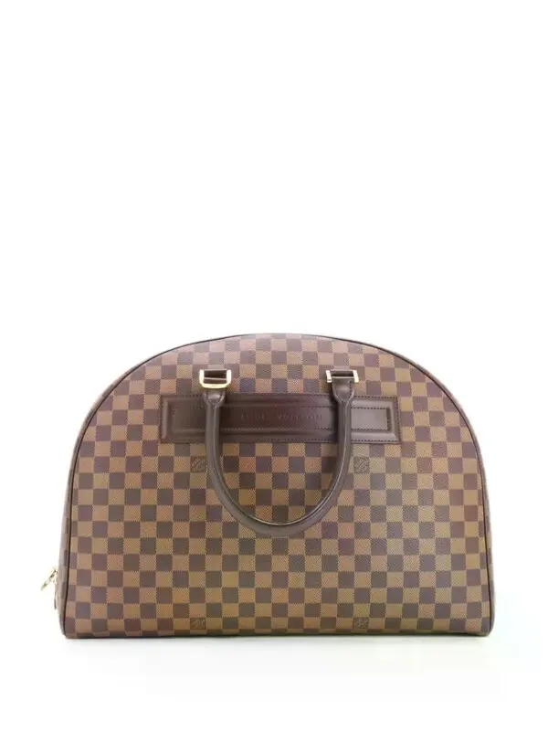 LOUIS VUITTON Nolita Handbag Damier 24 Heures Satchel - Brown