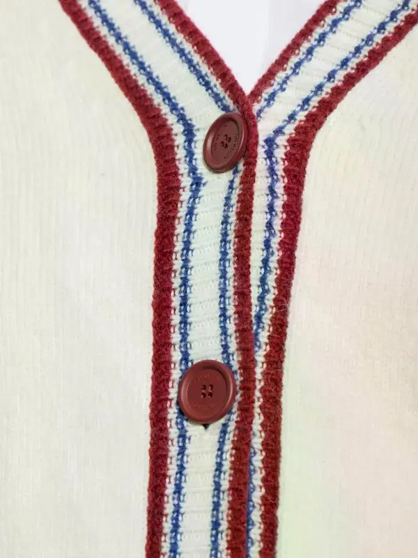 Off-White Logo-embroidered Cardigan