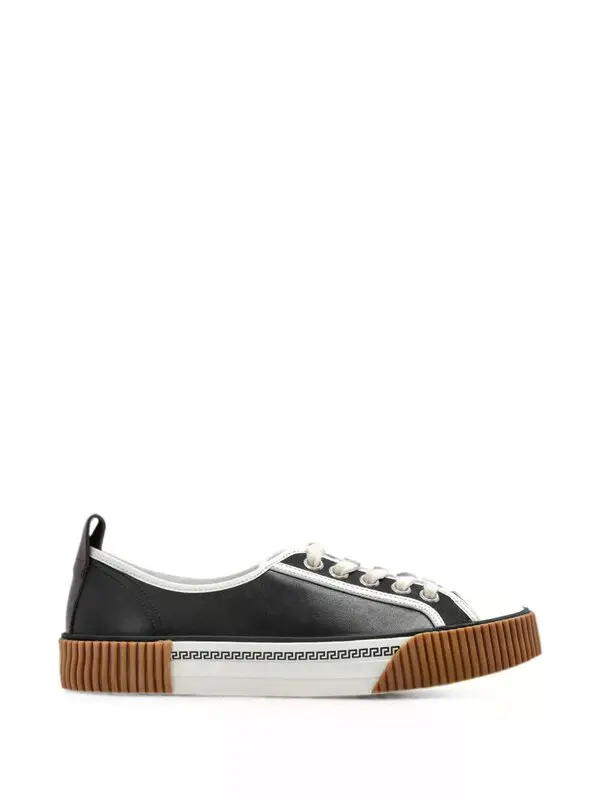 Versace Goliath Greca-detail Sneakers - Black