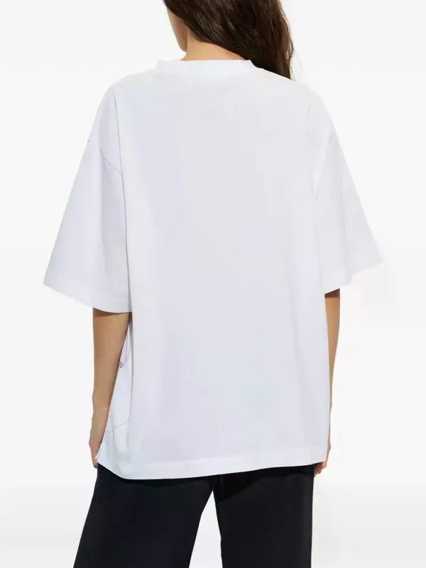 Off-White Logo Print Cotton T-shirt