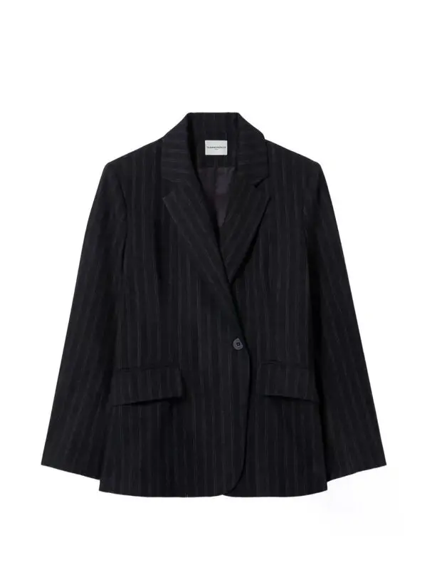 Claudie Pierlot Pinstripe Blazer - Blue