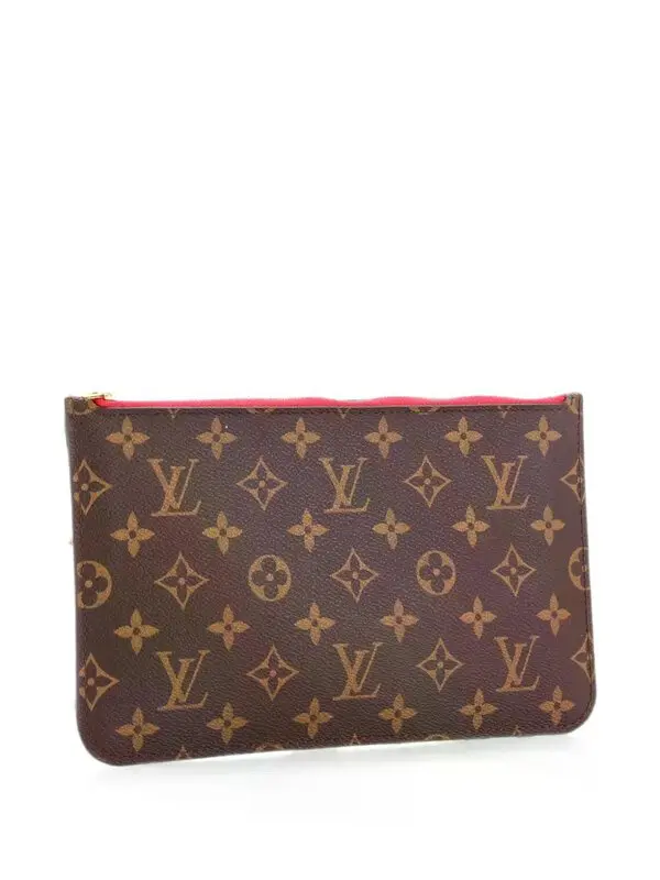 LOUIS VUITTON Neverfull Pochette Monogram Canvas Large Pouch